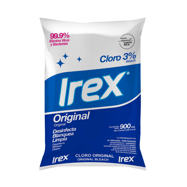Cloro Irex: la limpieza y seguridad que su familia necesita